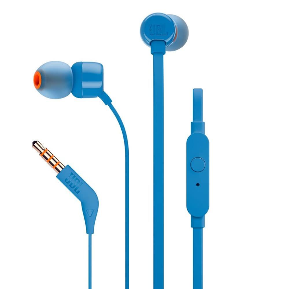 JBL T110 In-Ear Headphones - Blue - tejarra.com