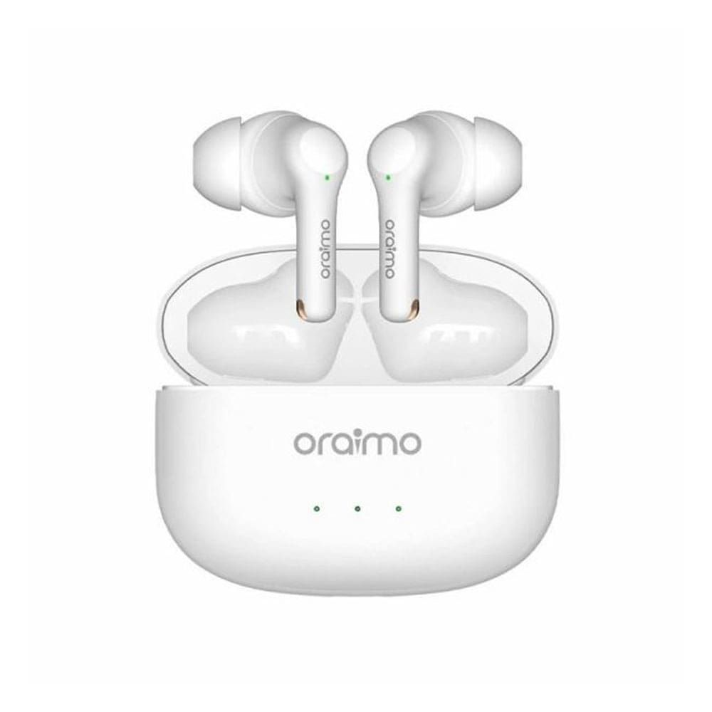 Oraimo Freepods 3 Tws True Wireless Stereo Earbuds - White - tejarra.com