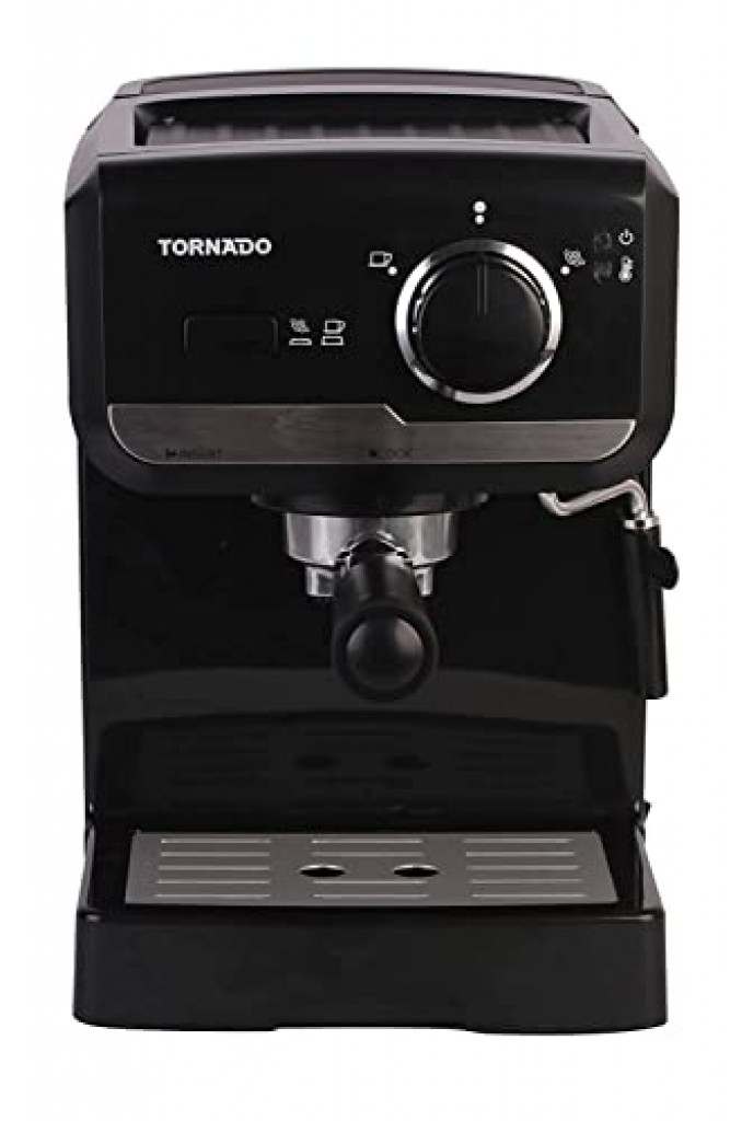 Tornado TCM-11415-B Espresso Machine, 15 Bar - Black - tejarra.com