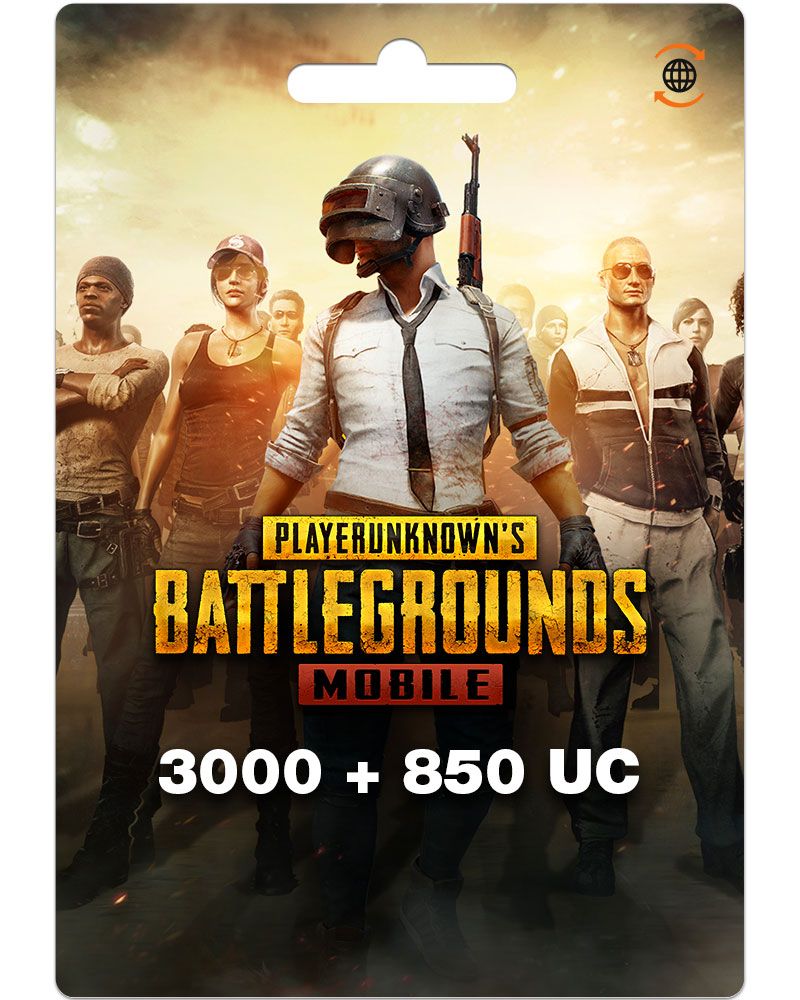 PUBG Mobile UC (3000+850) - tejarra.com