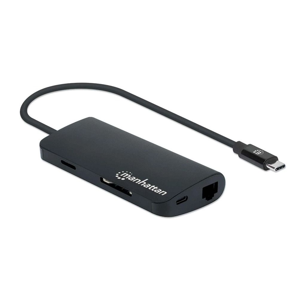 Manhattan USB-C Multiport Adapter 152372 - tejarra.com