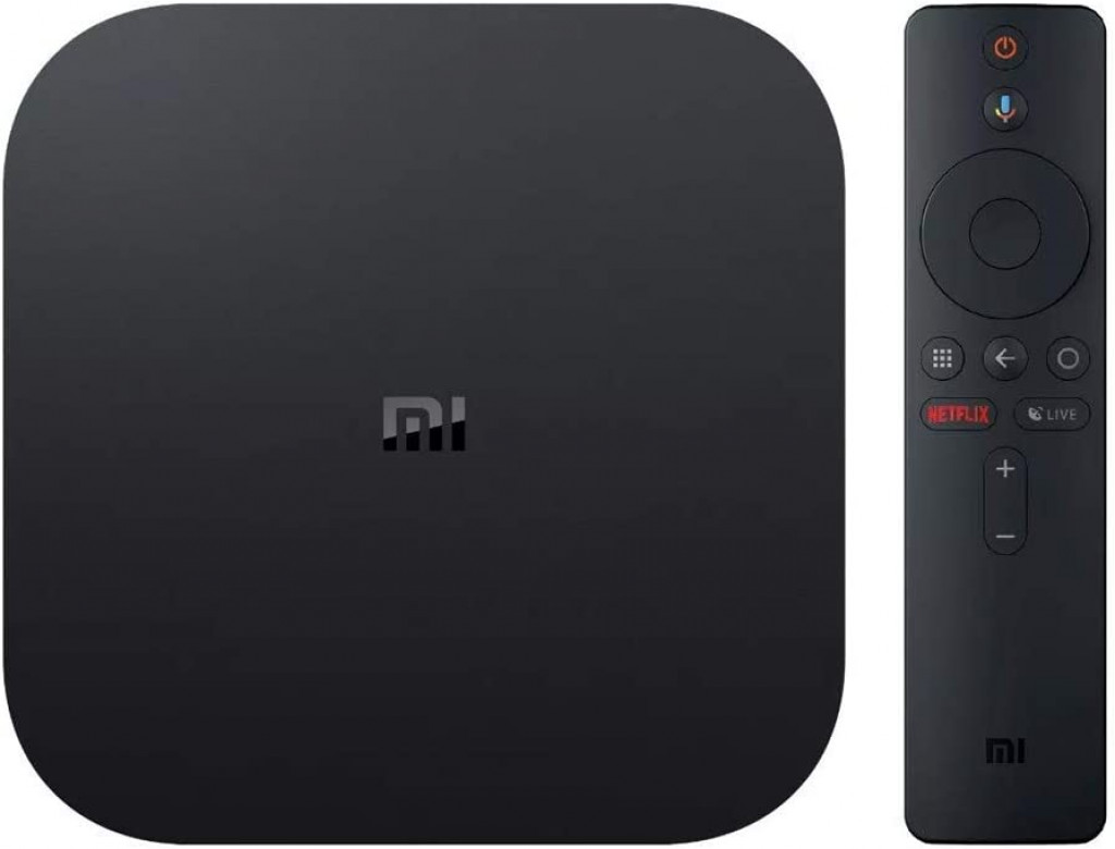 Xiaomi Mi Box 4K Android TV Box with Remote Control - Black - tejarra.com
