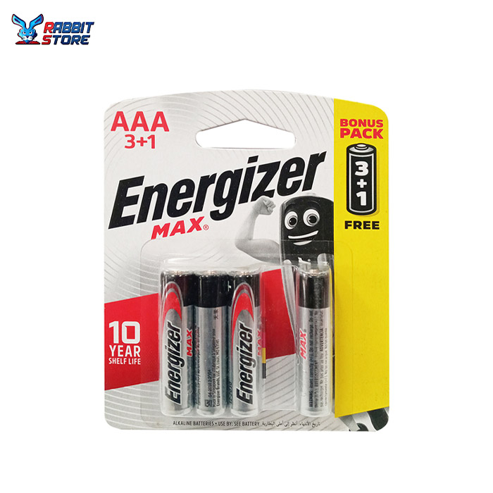 Energizer Max AAA Alkaline Batteries Multicolour - tejarra.com