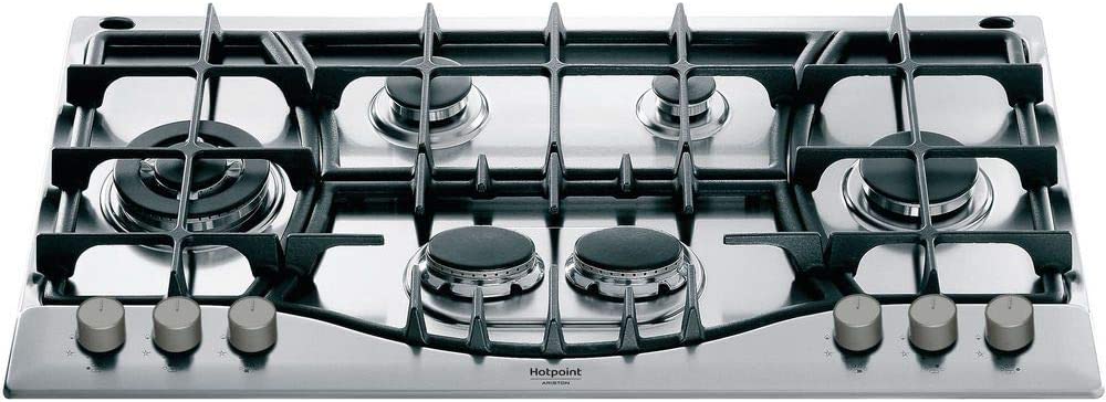 Ariston Built-In Gas Hob 90 cm 6 Burners Stainless Steel PHN 961 TS ...