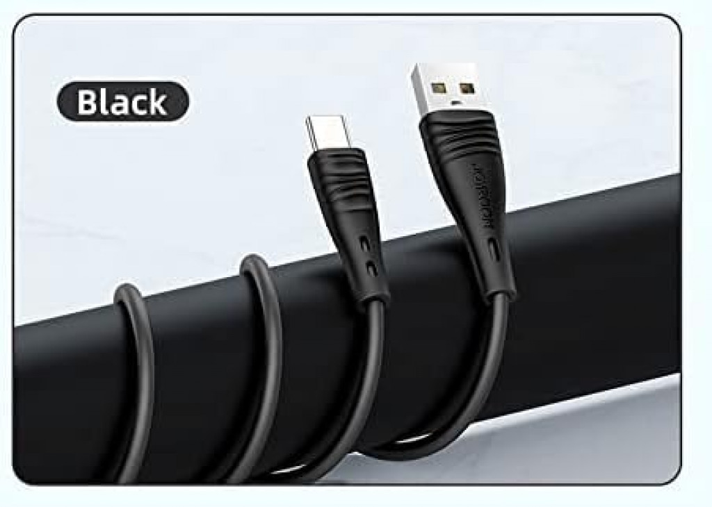 Joyroom JR-S118 Fast Charging Type-C Data Cable - Black - tejarra.com