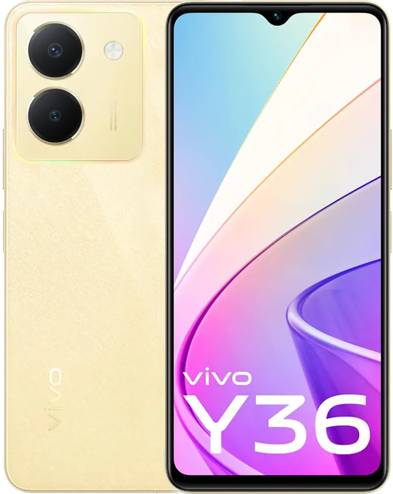Vivo Y36 - 8GB RAM - 128GB - Gold - tejarra.com