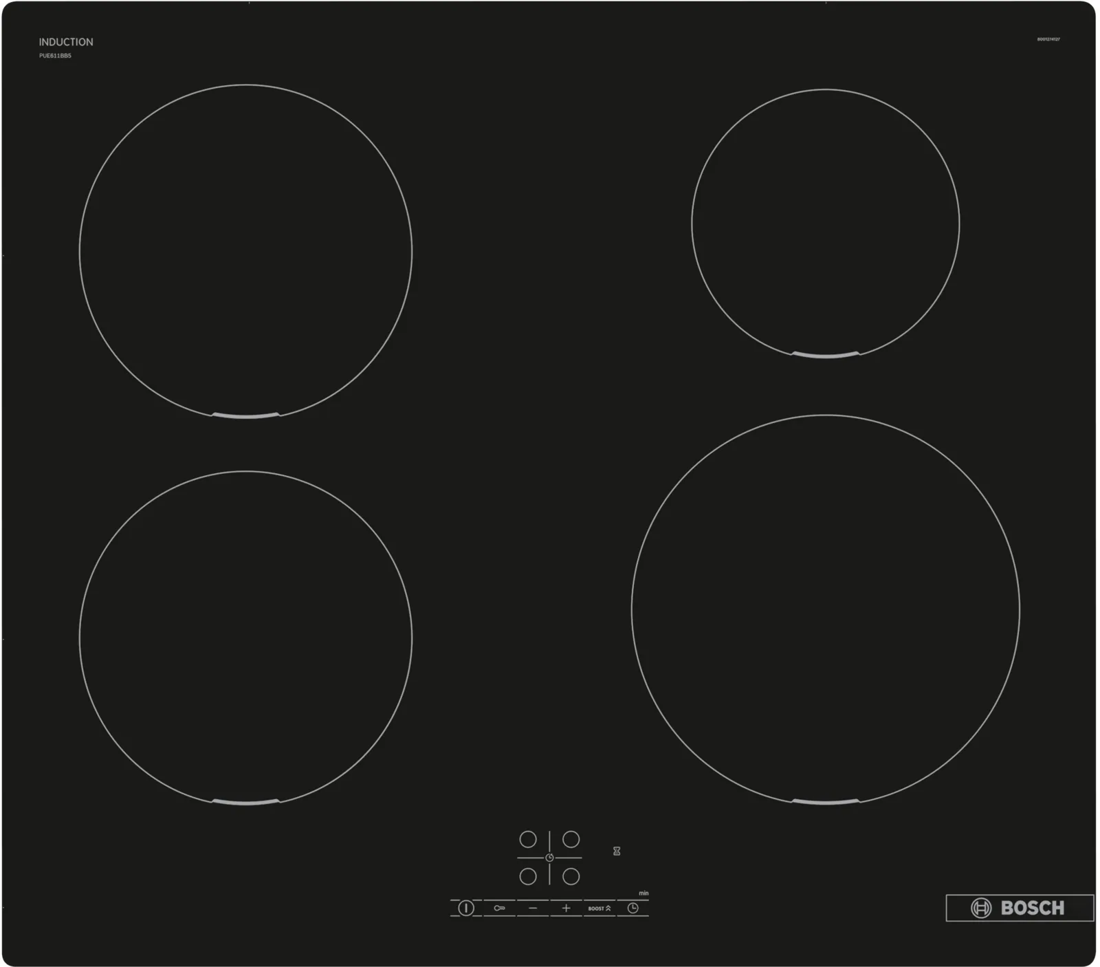 Bosch Series 4, Induction hob, 60 cm-PKE611BA2E - tejarra.com