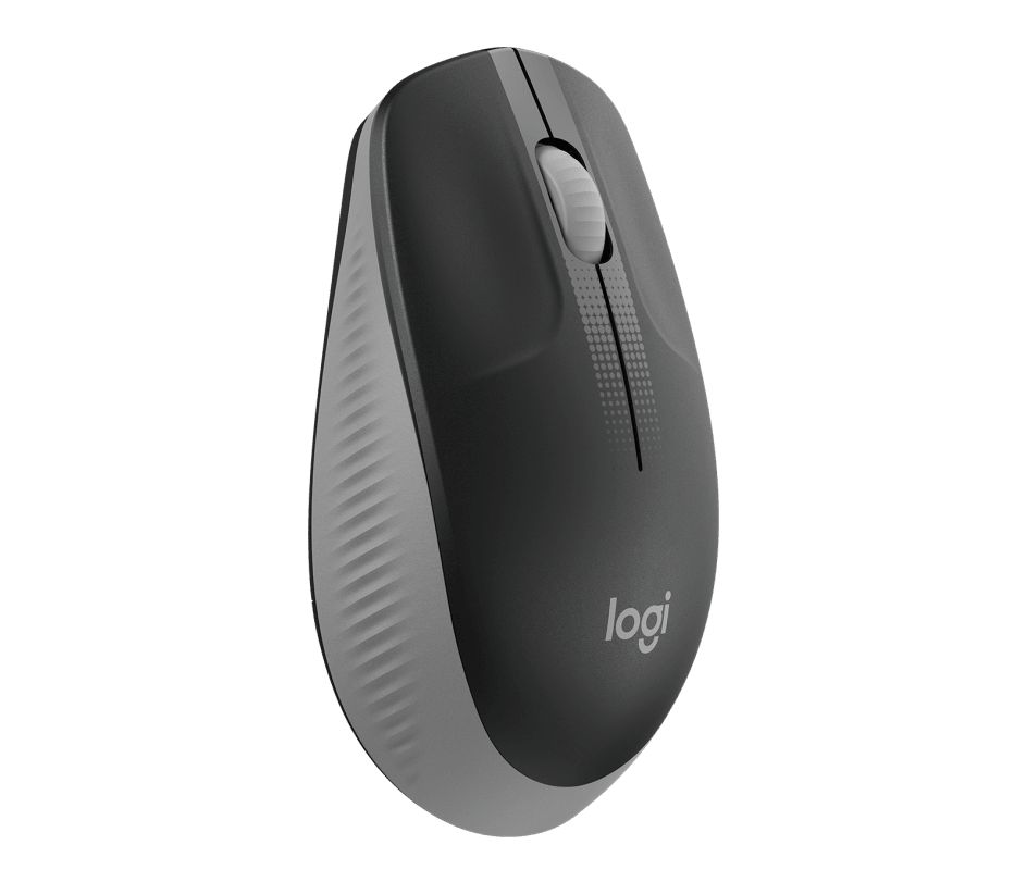 Black & Grey Logitech Wireless Mouse M190 - tejarra.com