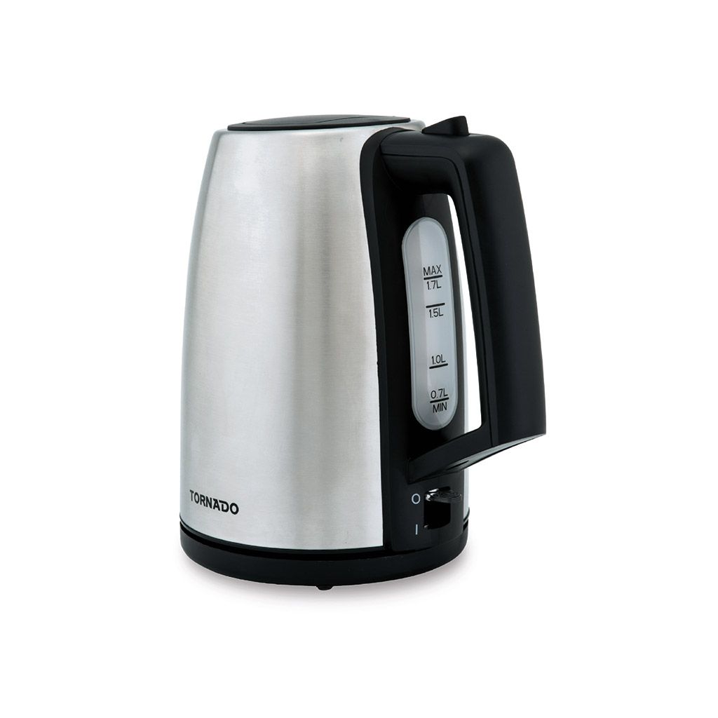 Tornado Kettle Stainless 1.7 L Silver TKS-2117 - tejarra.com