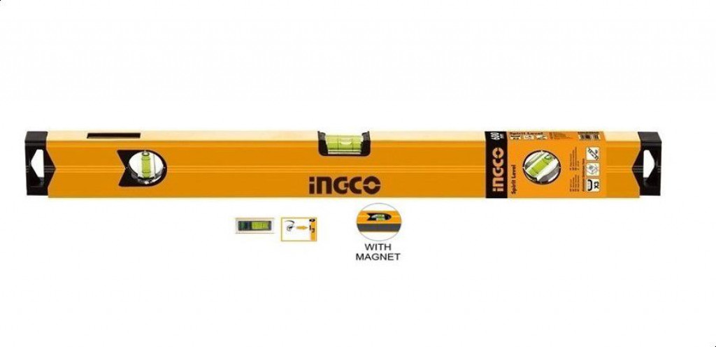 Ingco HSL03030 Heavy Spirit Level - 30 centimeters - tejarra.com