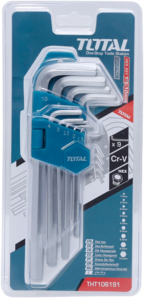 Total Tools Hex Key Set THT106191 - tejarra.com