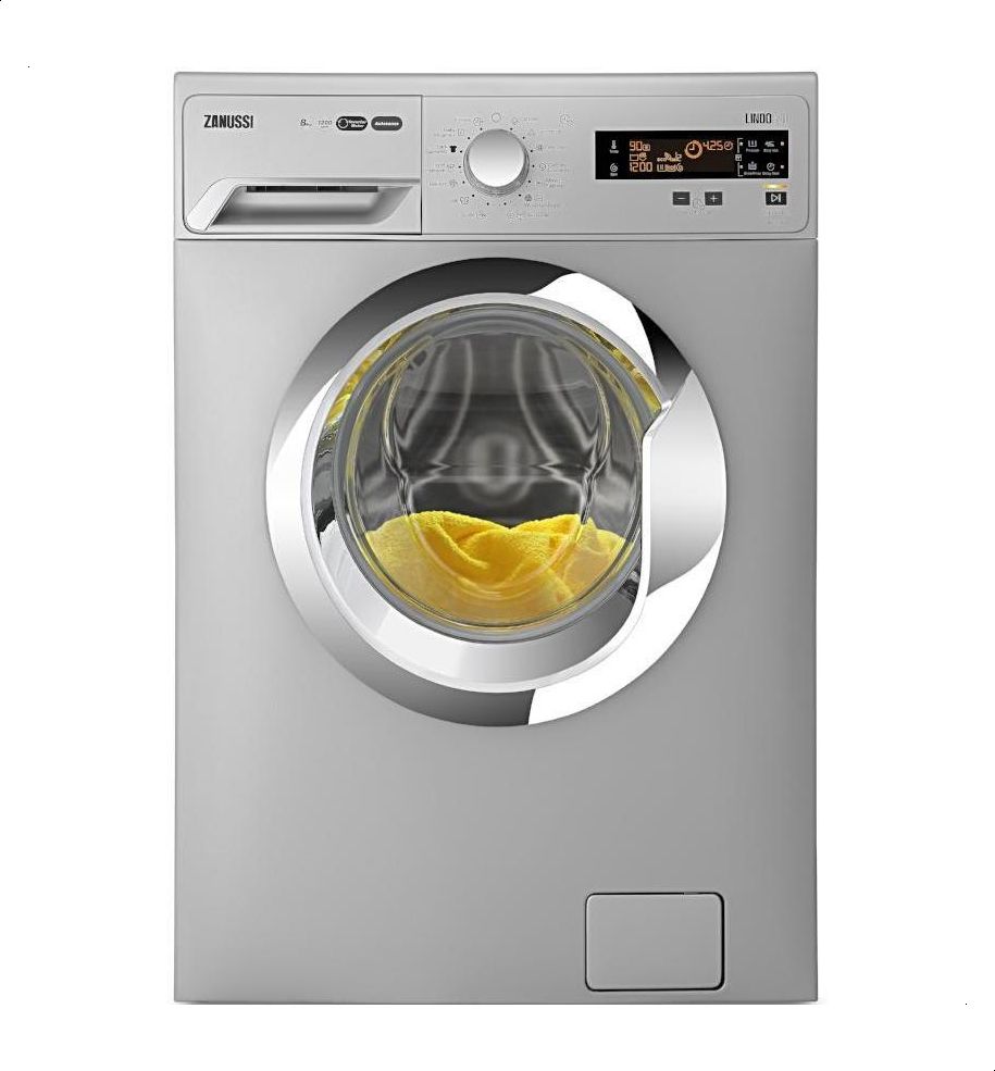 Zanussi ZWF81251SX Digital Front-Load Inverter Motor Washing Machine ...