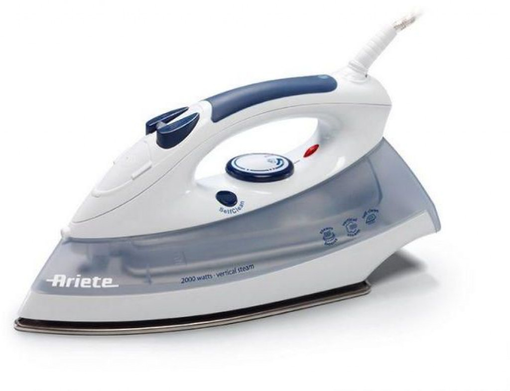 Ariete Steam Iron 6214, Ceramic, 2000 watt, Gray\White - tejarra.com