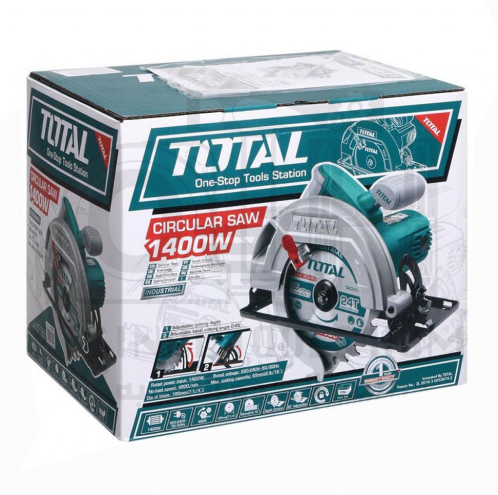 Total Tools Corded Electric TS1141856 - Circular Saws - tejarra.com