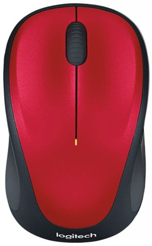 Logitech M235 Wireless Mouse - Red - tejarra.com