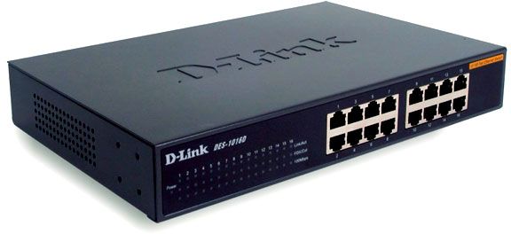 D-Link Desktop Switch DES-1016D - tejarra.com