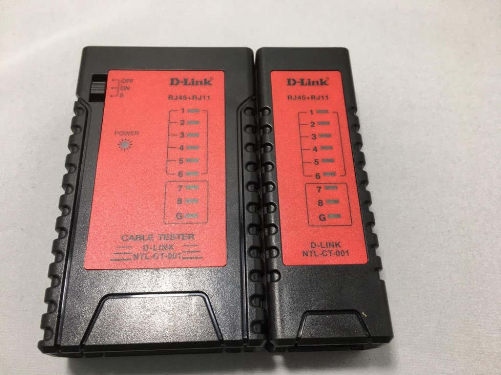 NTL-CT-001 D-Link Cable Tester - Detected Cable Type RJ-11,RJ-45 ...