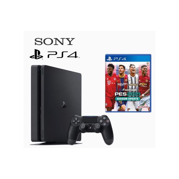 PlayStation 4 Slim - 1TB Gaming Console - Black + Pro Evolution Soccer ...
