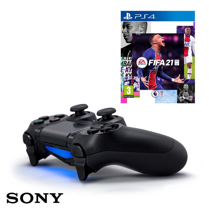 FIFA 21 Standard Edition - PlayStation 4 + DualShock 4 Controller ...