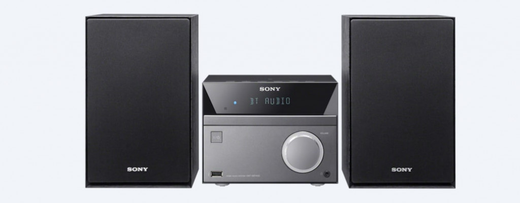 Sony CMT-SBT 40D MINI SYSTEM Bluetoothwith CD and FM Radio - Black/Grey ...