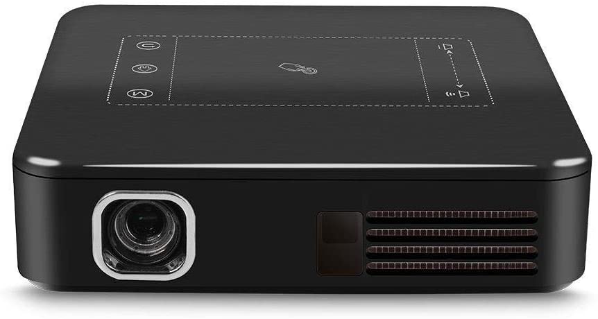 D13 Smart Android 7.1 Portable DLP Mini Projector 150 ANSI Andoid/iOS ...
