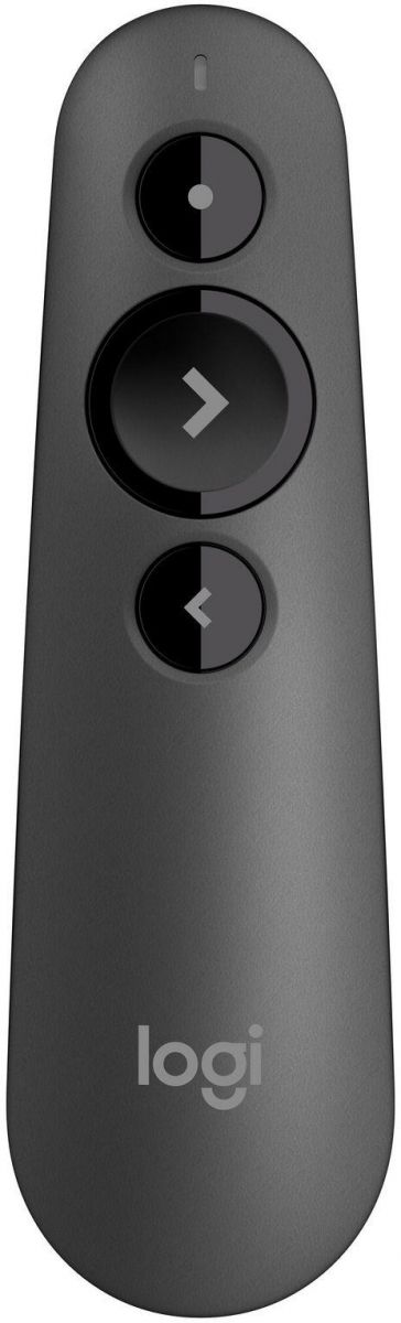 Logitech R500 Bluetooth/Wireless Laser Presentation Remote, Graphite ...