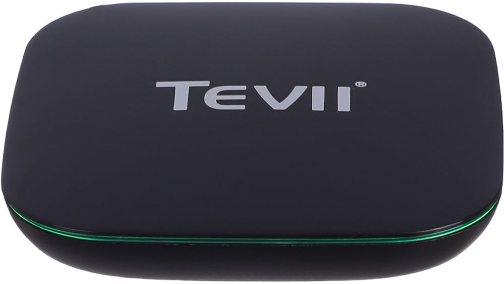 TEVII P500 Android Box HD Built In WiFi Video Recorder with IR Remote Control - Black - tejarra