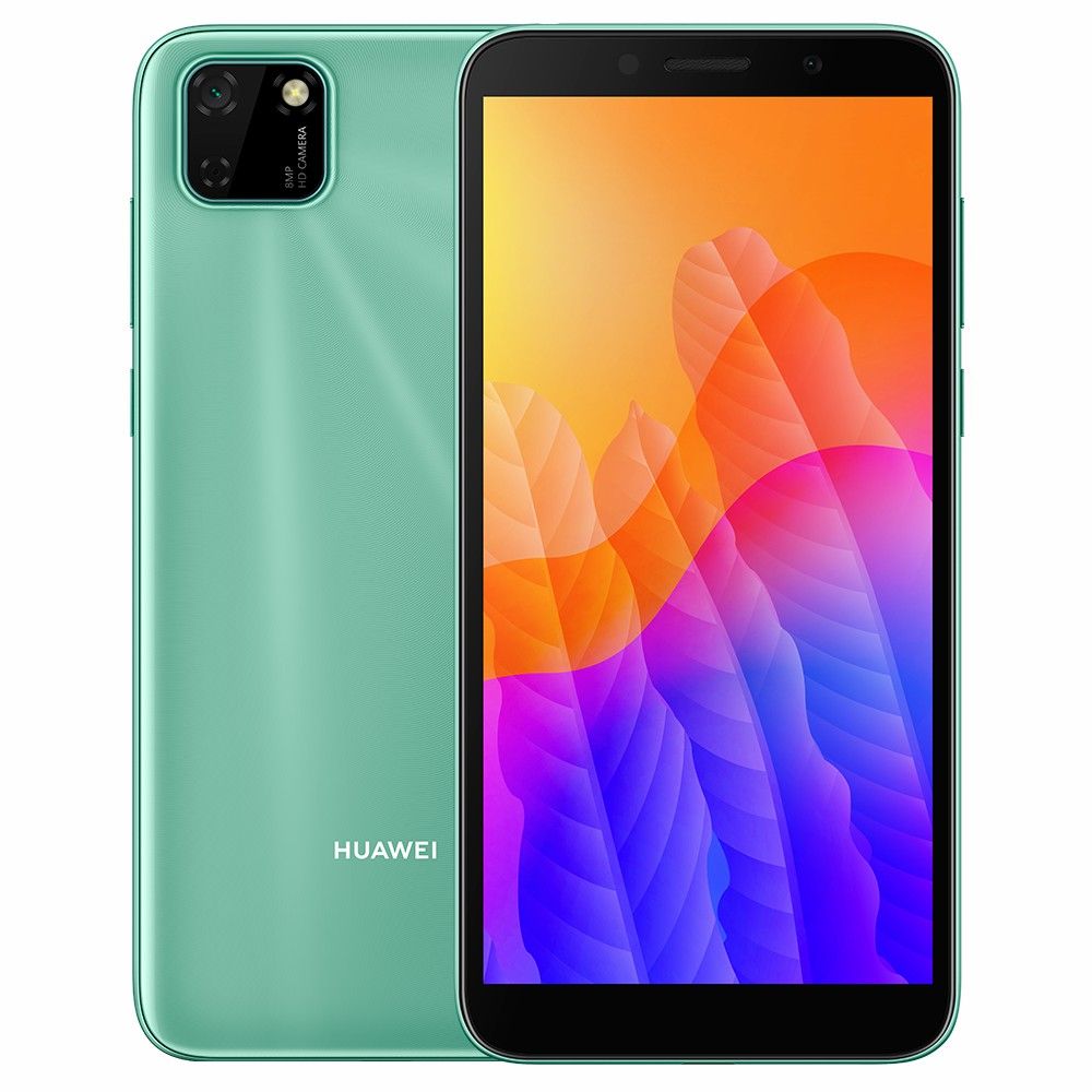 Huawei Y5p Dual SIM - 32GB, 2GB RAM, 4G LTE - Mint Green - tejarra.com