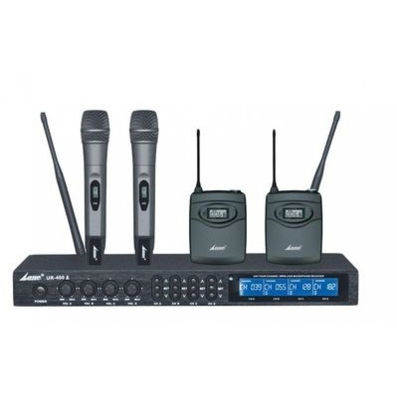Lane Wireless UHF Microphone - Black - Ur-400A - tejarra.com