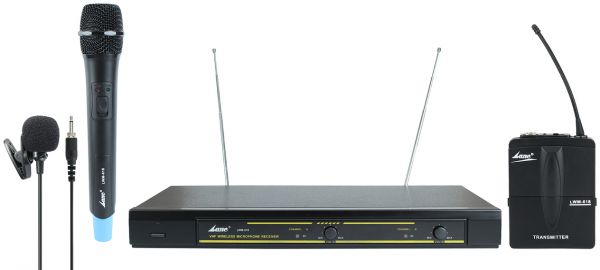 Lane LWM-618C Wireles Microphone System, Black - tejarra.com