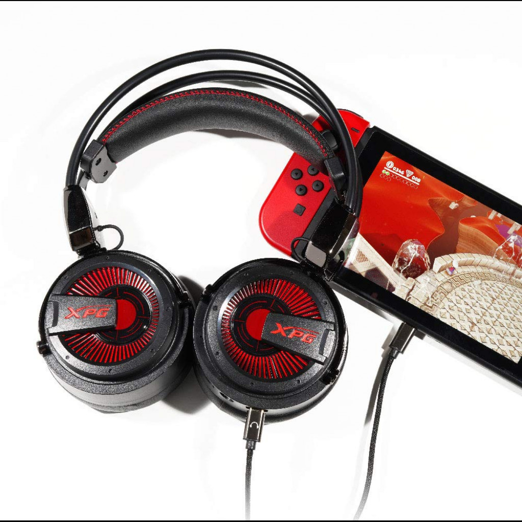 XPG PRECOG GAMING HEADSET WITH MIC HI-FIDELITY DUAL DRIVERS 7.1 VIRTUAL ...