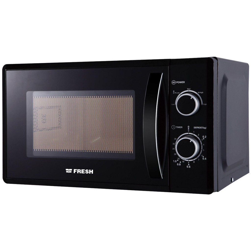 Fresh Microwave, 20 Liters, Black - FMW20MC - tejarra.com