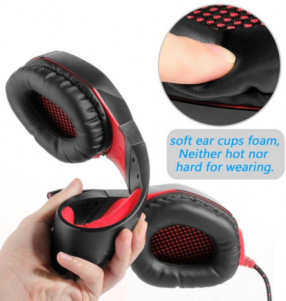 ONIKUMA K1B Gaming Headset | 7.1 Surround Sound | Noise Canceling Mic ...