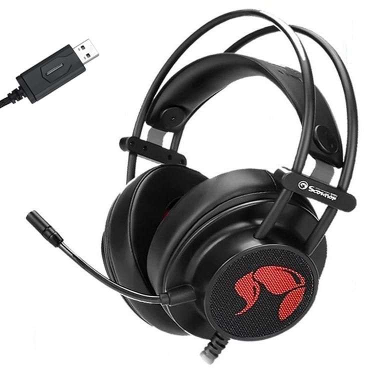 Marvo HG9055 USB 7.1 SURROUND Gaming Headset -7 Color Light - Noise ...