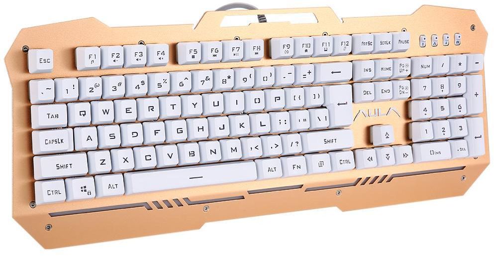 AULA Gaming Mechanical Keyboard, NO LED LIGHT - Blue Switches - tejarra.com