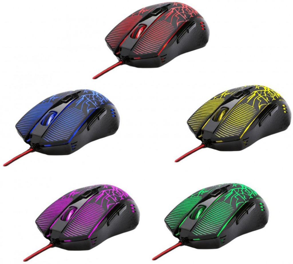 Redragon M608 Inquisitor Gaming Mouse | Optical Sensor 3,200 DPI | 5 ...