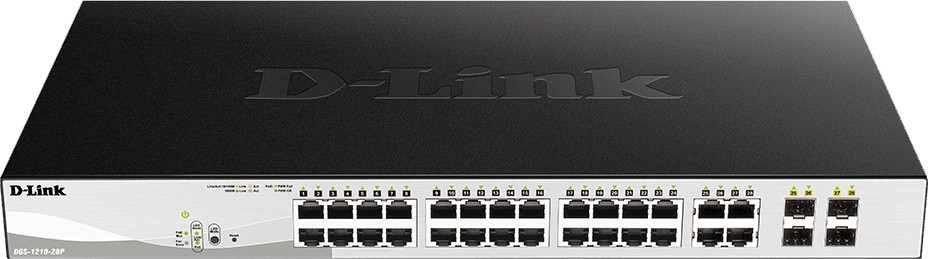 D-Link 24 port Gigabit ( 24 poe - 250 watts ) Long Range 250m PoE+ & 2 ...