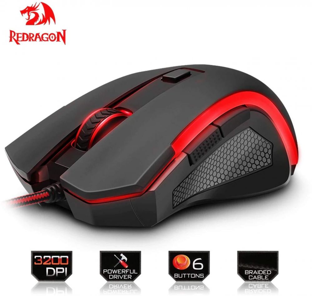 Redragon M606 3200 DPI 6D Laser Gaming Mouse - tejarra