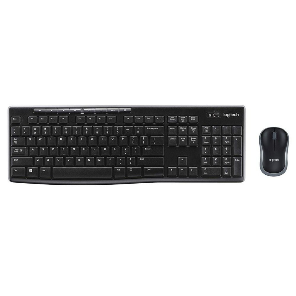 Logitech Wireless Combo MK270- NSEA-ARA - Black - tejarra.com