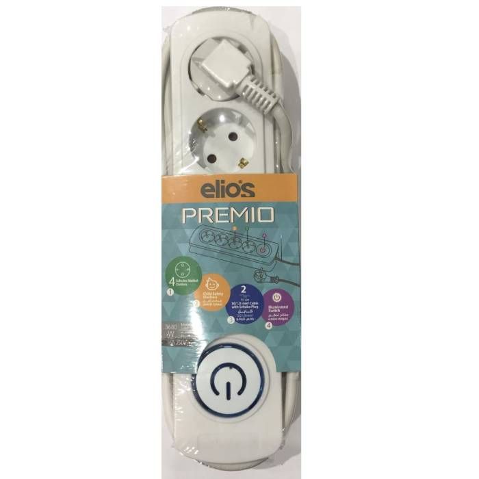 Elios Electric Power with 4 Socket Outlets Premio - 6223004126239 ...