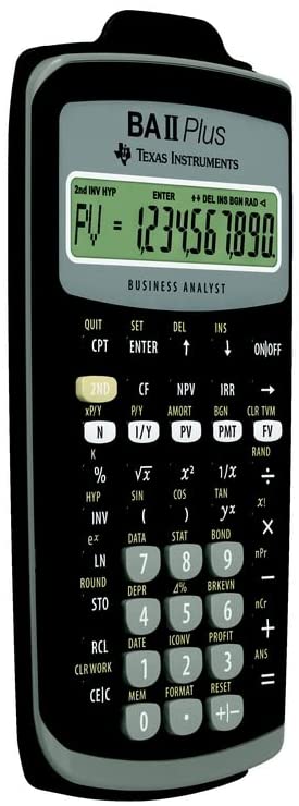Texas Instruments TI BA-II Plus Financial Calculator - tejarra.com