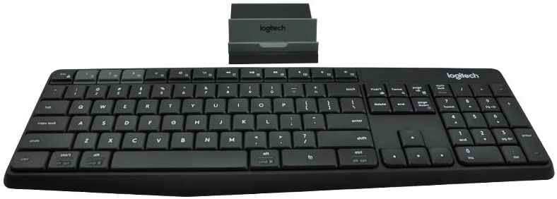 Logitech K375s Multi-Device Wireless Keyboard and Stand Combo, EN ...