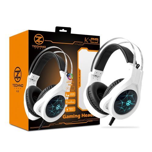 Techno Zone USB Backlit RGB LED Gaming Headset K29 - tejarra.com