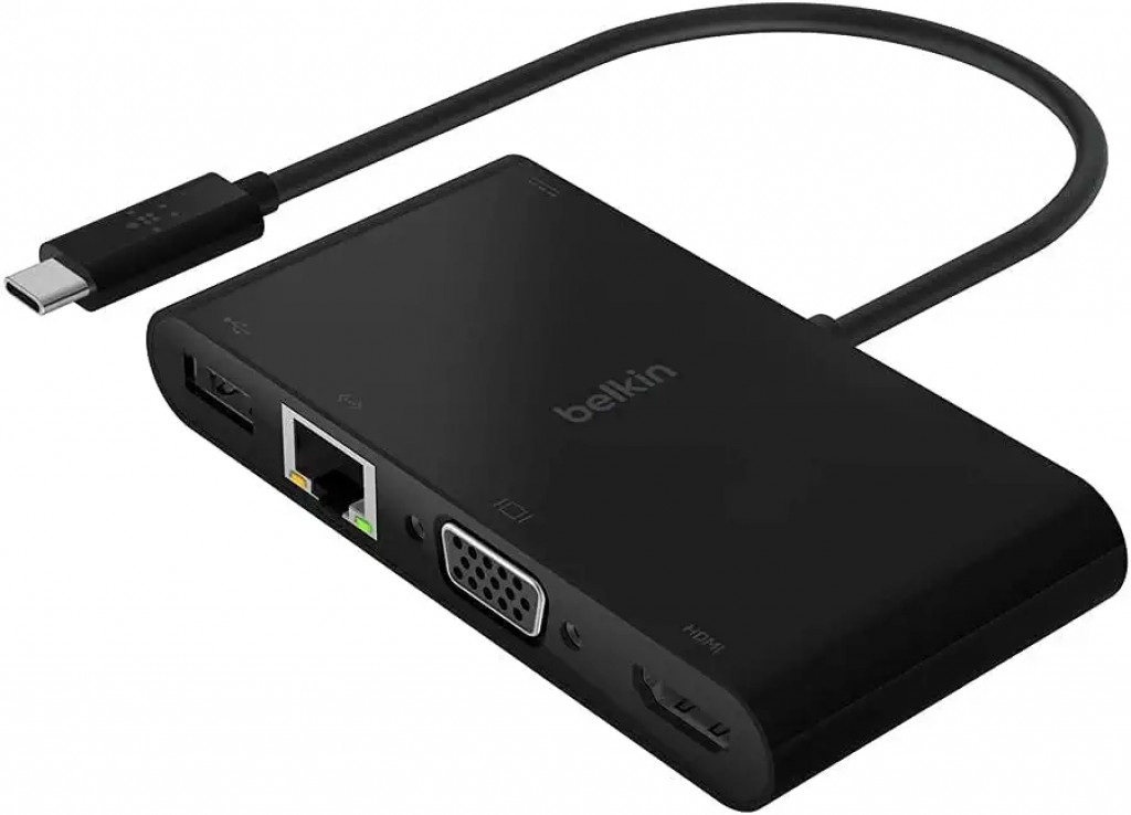 BELKIN USB-C Multimedia + Charge Adapter (100W) - tejarra.com